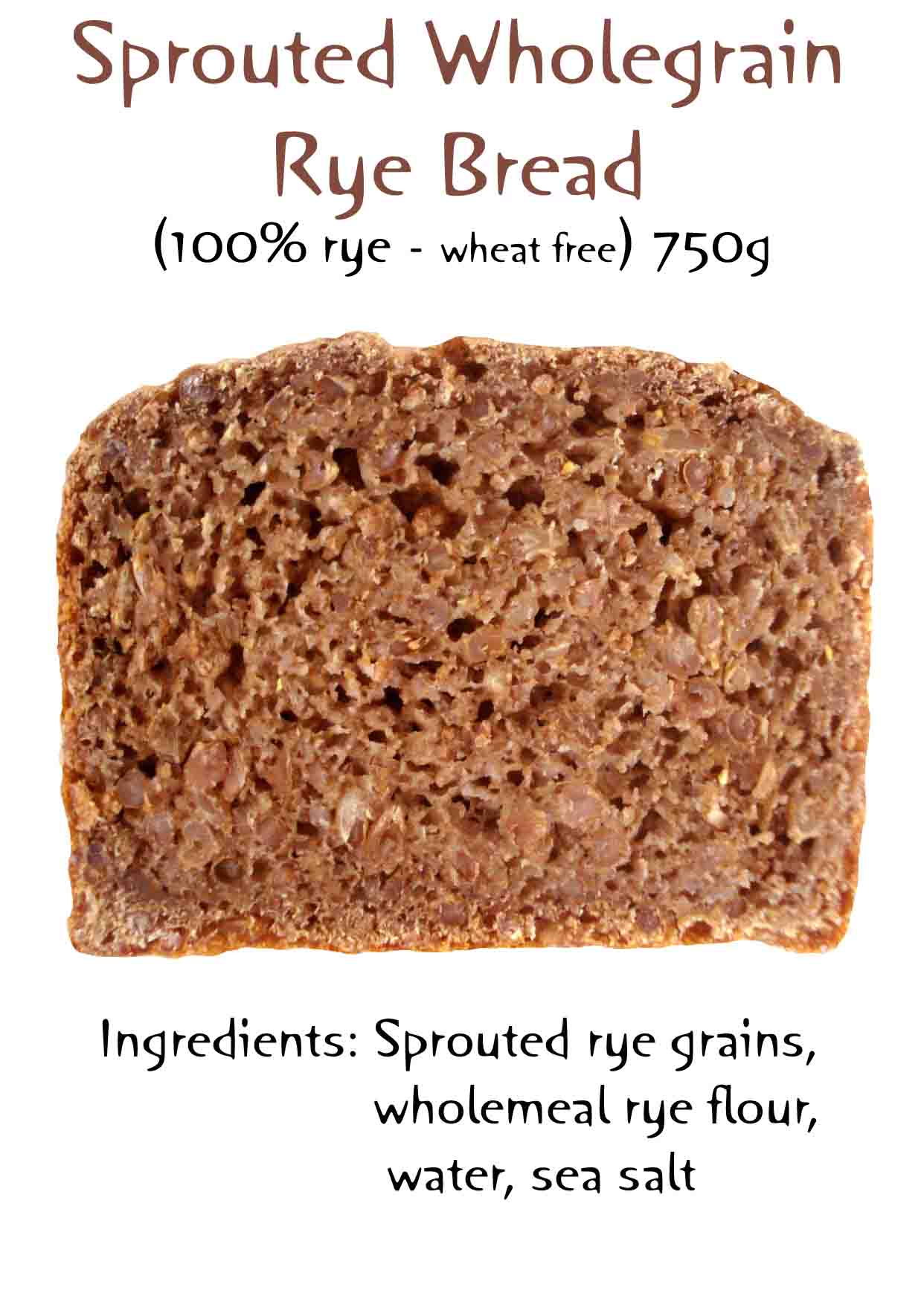 Sprouted Wholegrain Rye Bread
